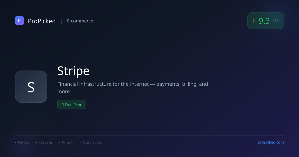 Stripe Review 2026: Features, Pricing & Alternatives